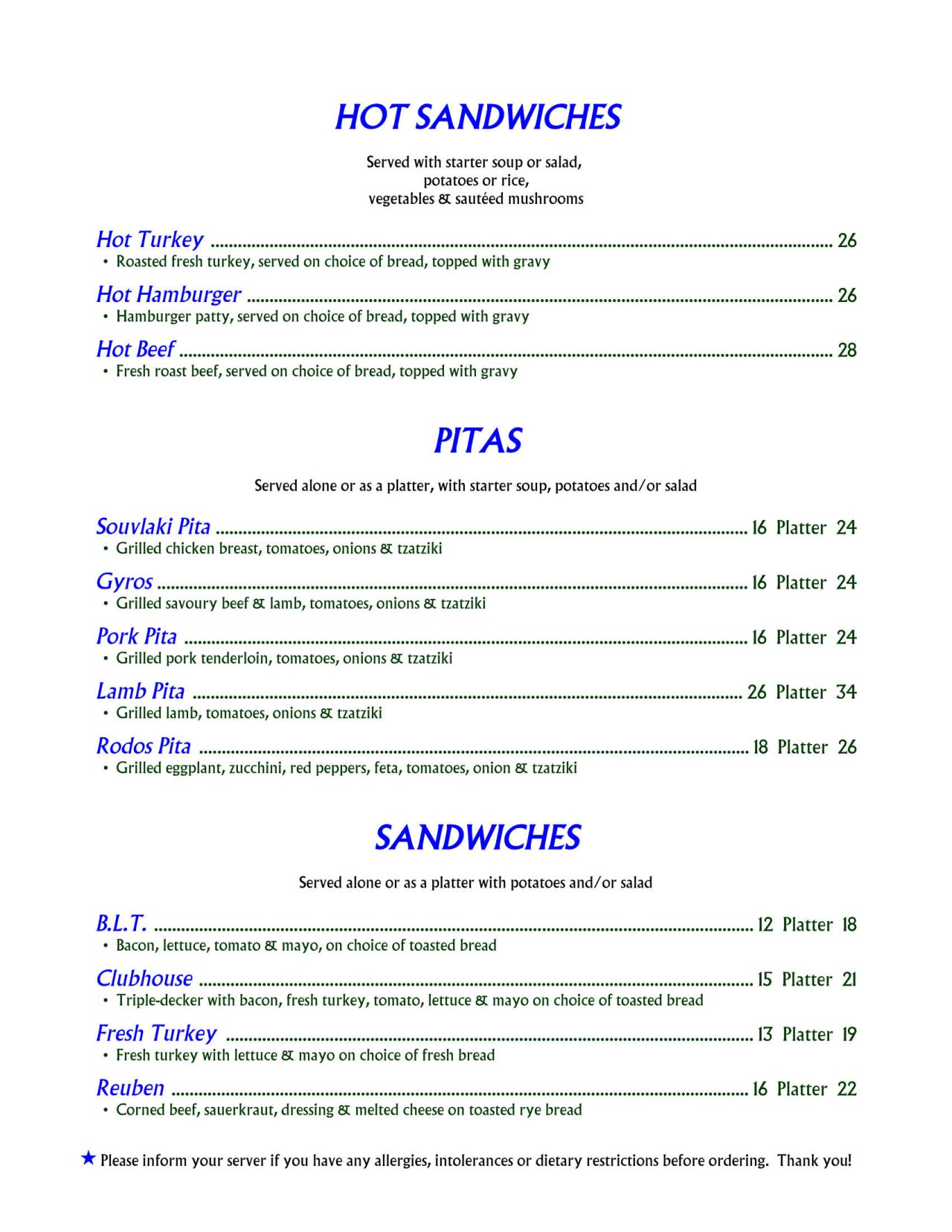 Dinner | Taverna Rodos